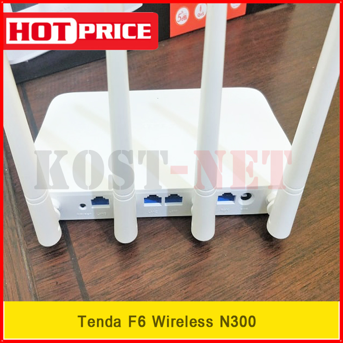 Tenda F6 Wireless N300 Easy Setup Router - Kost-Net.COM
