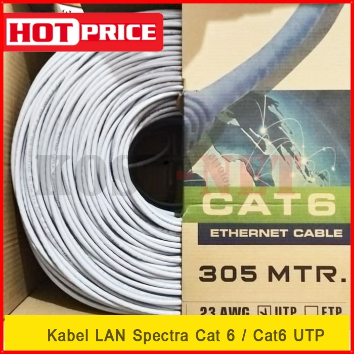 Kabel LAN Spectra Cat 6 / Cat6 UTP - Kost-Net.COM