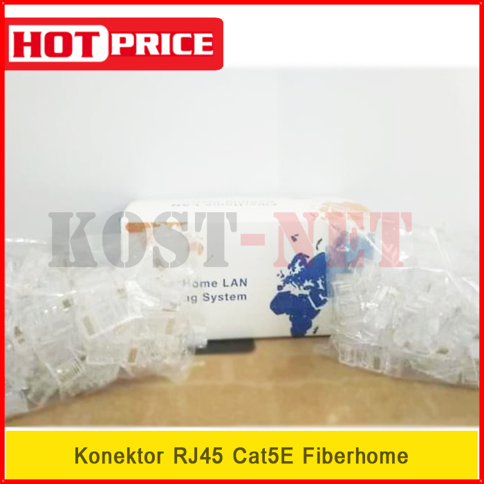 Konektor RJ45 Cat5E Fiberhome 1pack - Kost-Net.COM