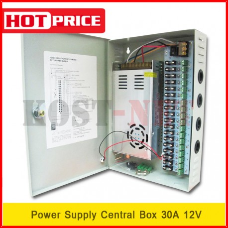 Power Supply CCTV Central Box 30A 12V - Kost-Net.COM