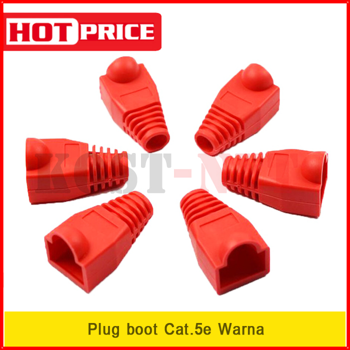 Plug Boot RJ45 ( 100 pcs ) Warna - Kost-Net.COM